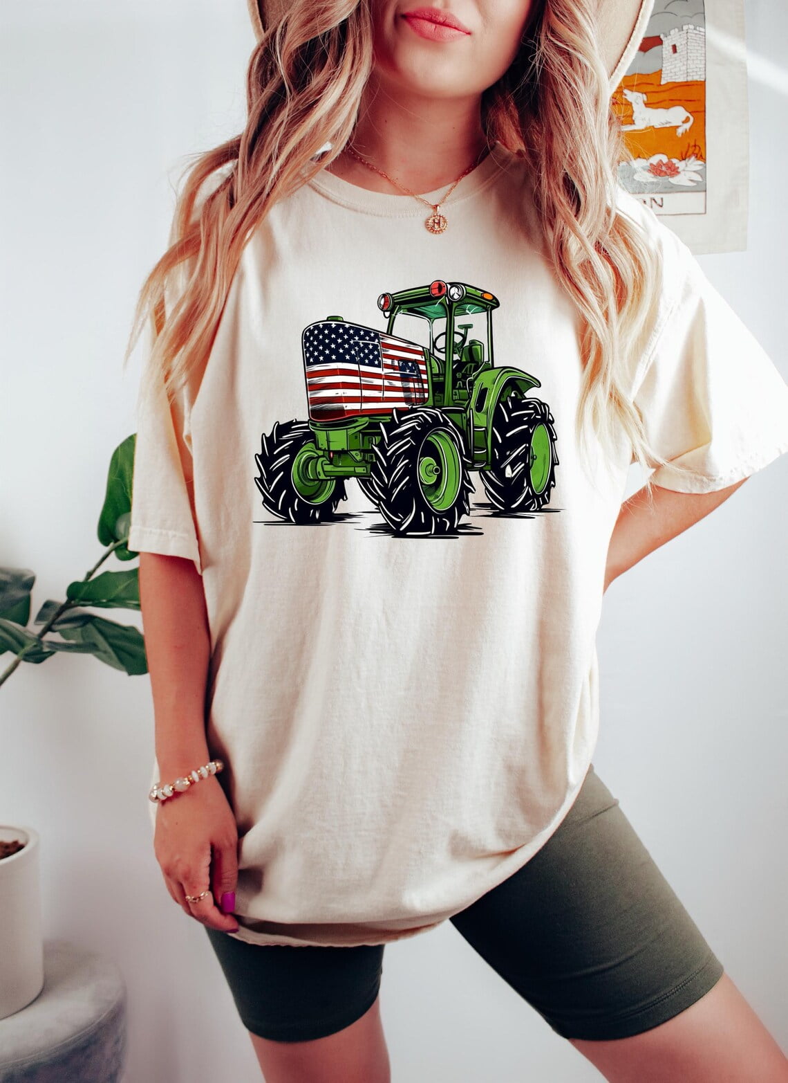 Simple Fit Proud American Farmer Shirt, Patriotic Farmer Shirt, Usa ...