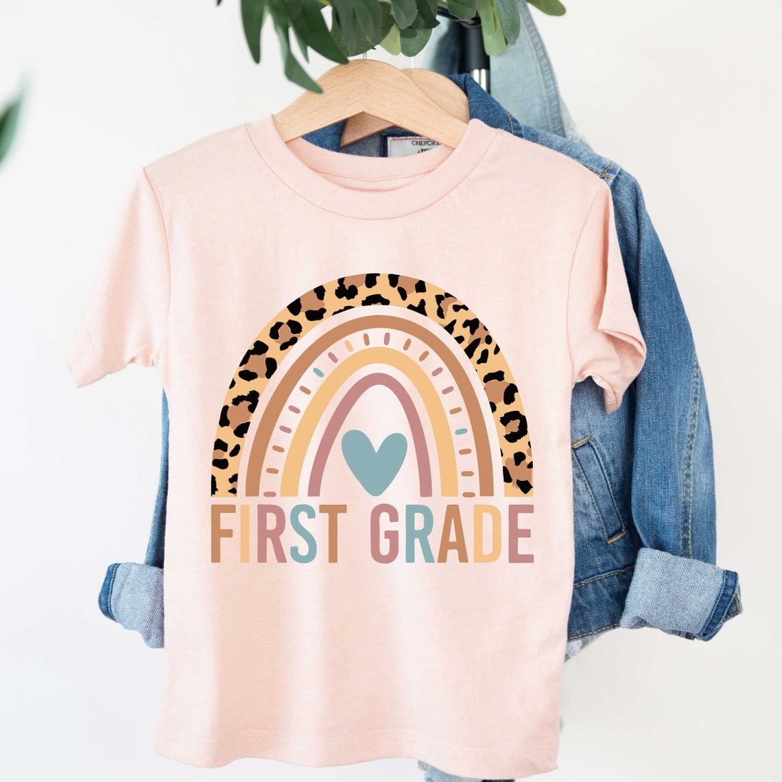 Simple Fit Rainbow First Grade Shirt, 1st Grade Leopard Shirt, Welcome ...