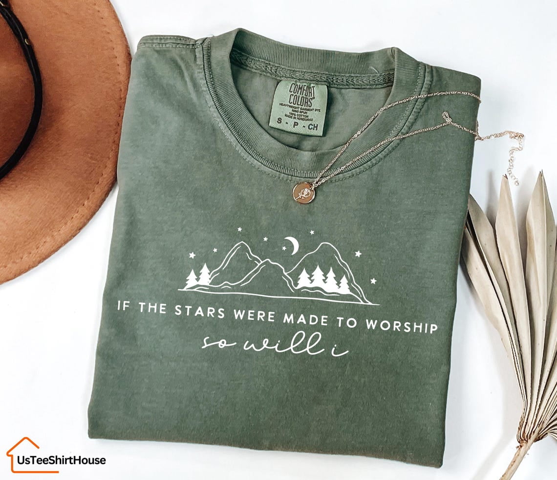 Simple Fit Religious Shirt, If The Stars Were Made To Worship Shirt ...
