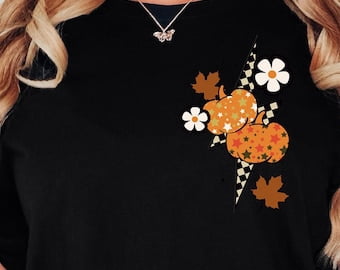 Simple Fit Retro Fall Vibes Shirt,Autumn Shirt for Women, Fall Gift ...