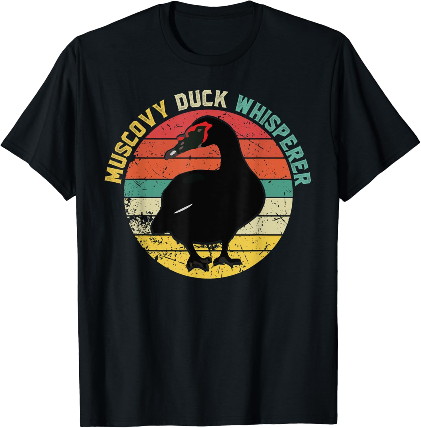 Simple Fit Retro Muscovy Duck Whisperer Funny Farmer Muscovy Duck Gift ...