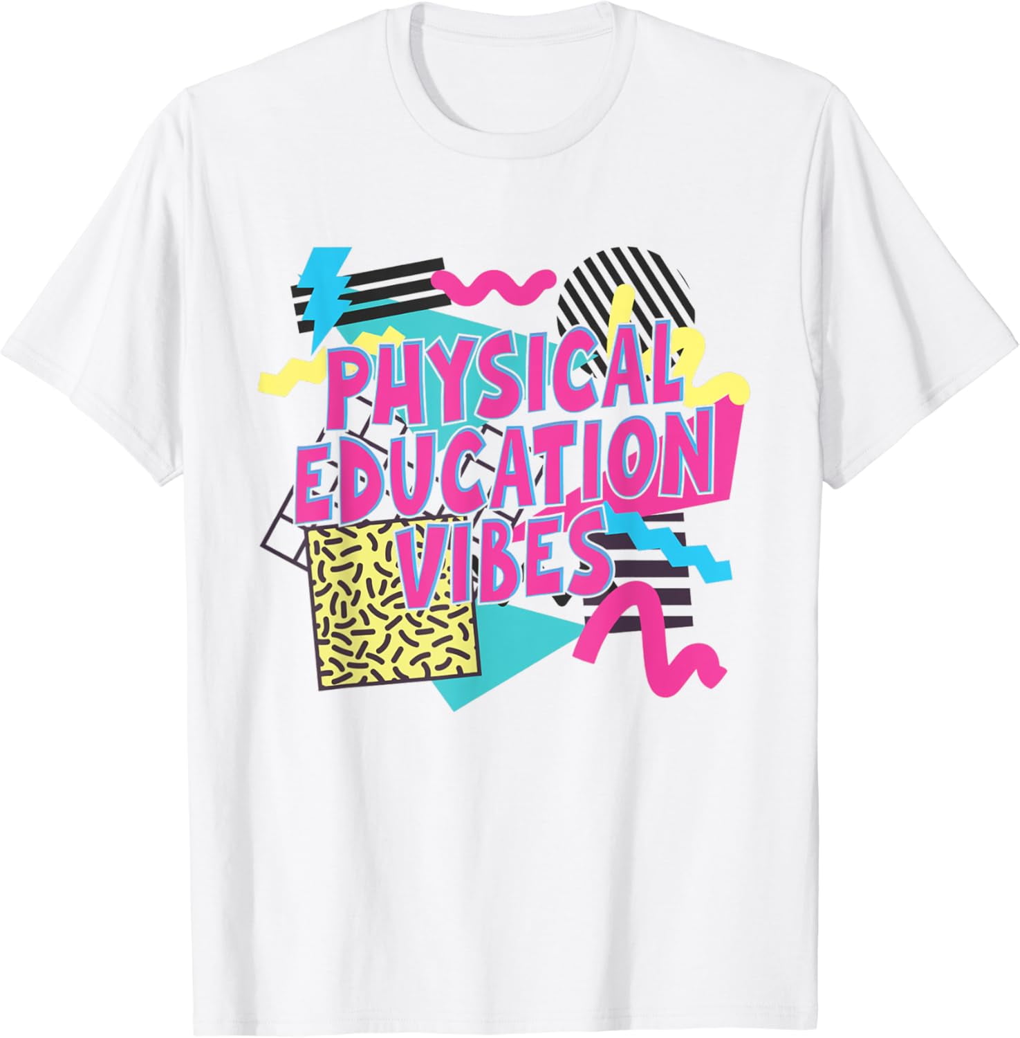 Simple Fit Retro Physical Education Vibes Gym Teacher Phys Ed Teacher T ...