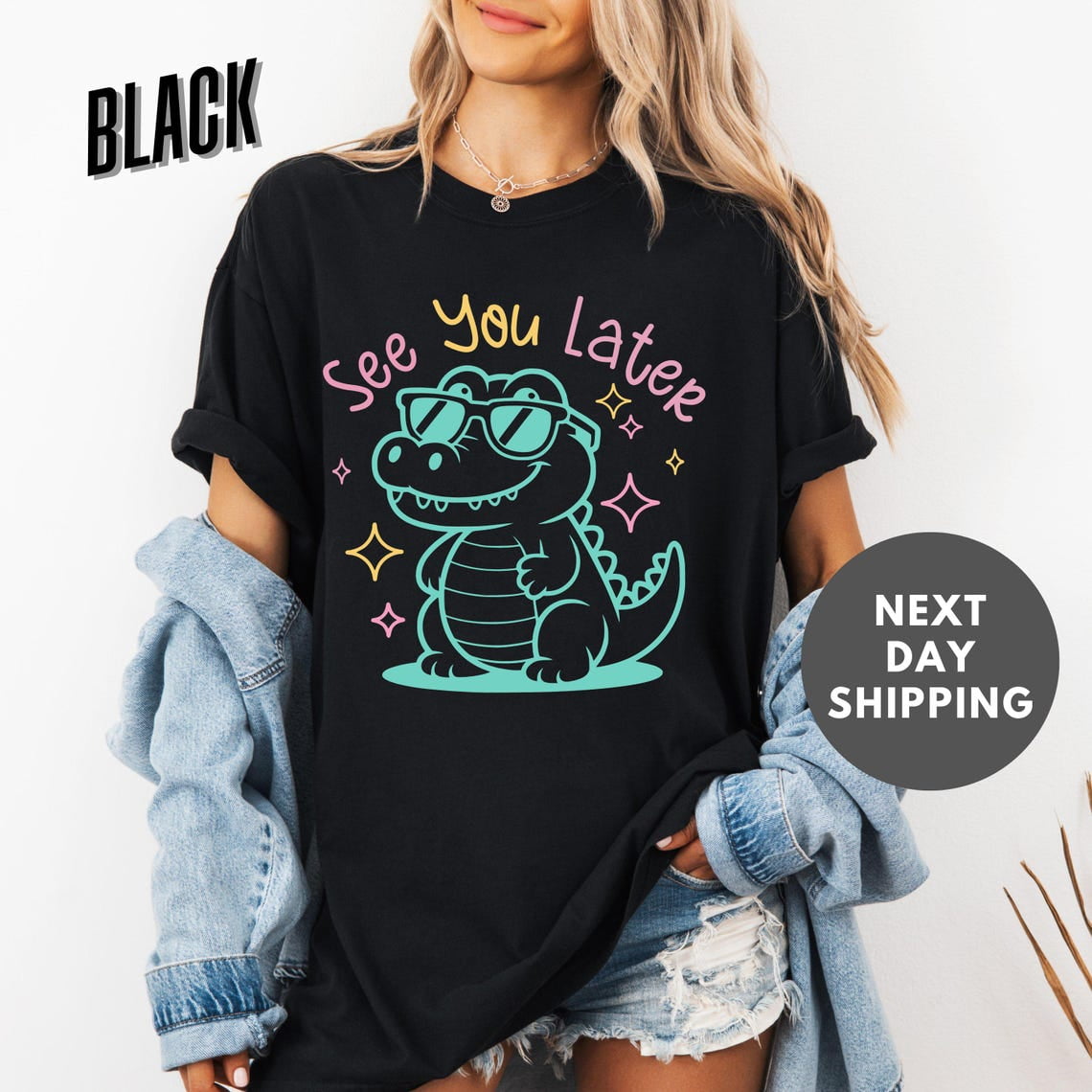 Simple Fit See You Later Alligator Teacher Shirt, Last Day of School ...