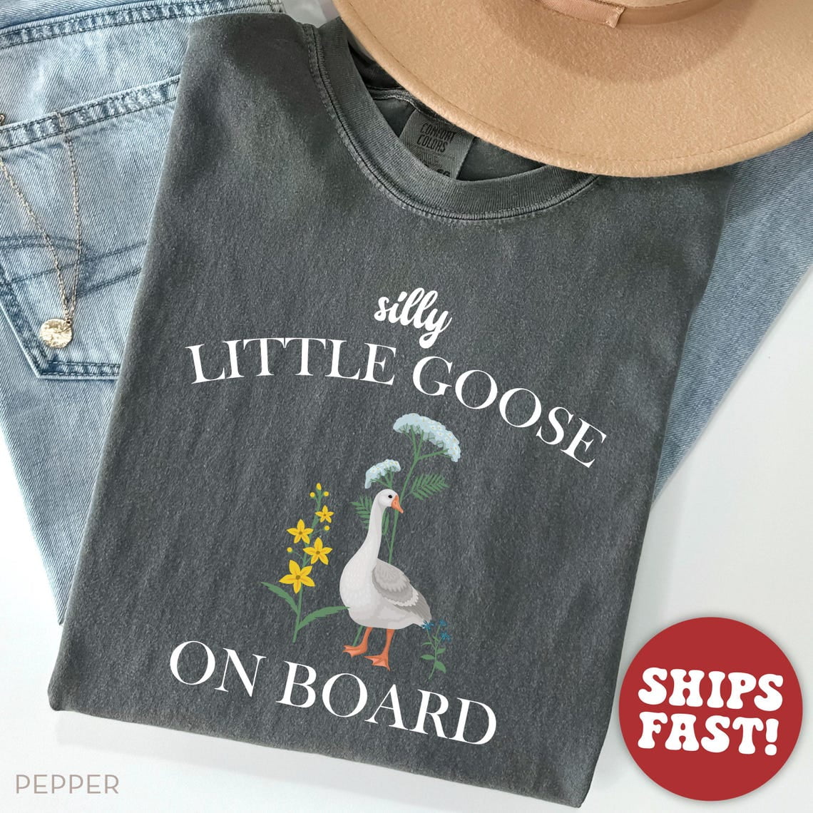 Simple Fit Silly Goose Pregnancy Announcement Shirt, Pregnancy ...