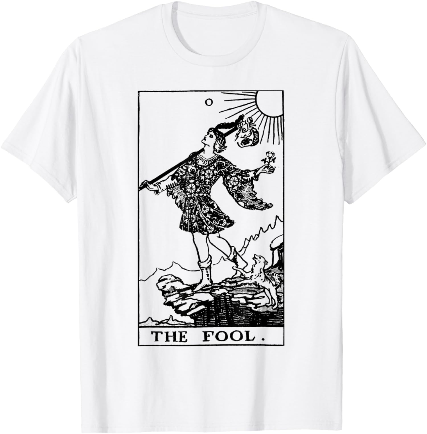 Simple Fit Tarot Card - The Fool - Esoteric Witchy, Wicca Cutout Design ...