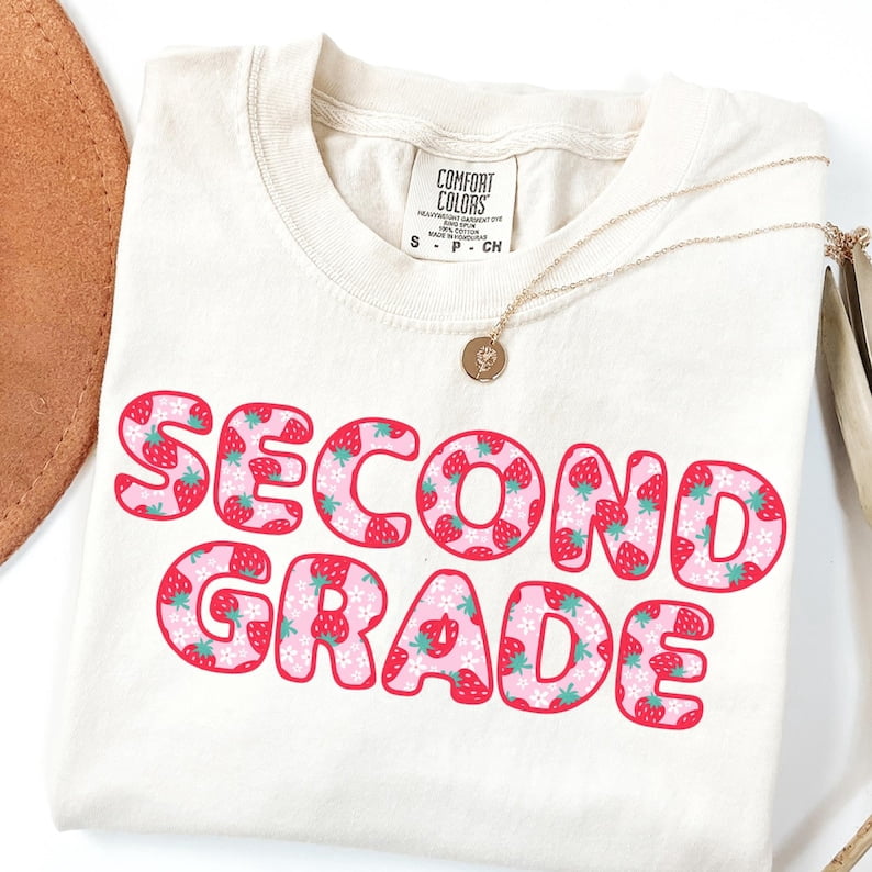 Simple Fit Teacher Shirt, Second Grade Teacher Shirt, 2nd Grade Teacher ...