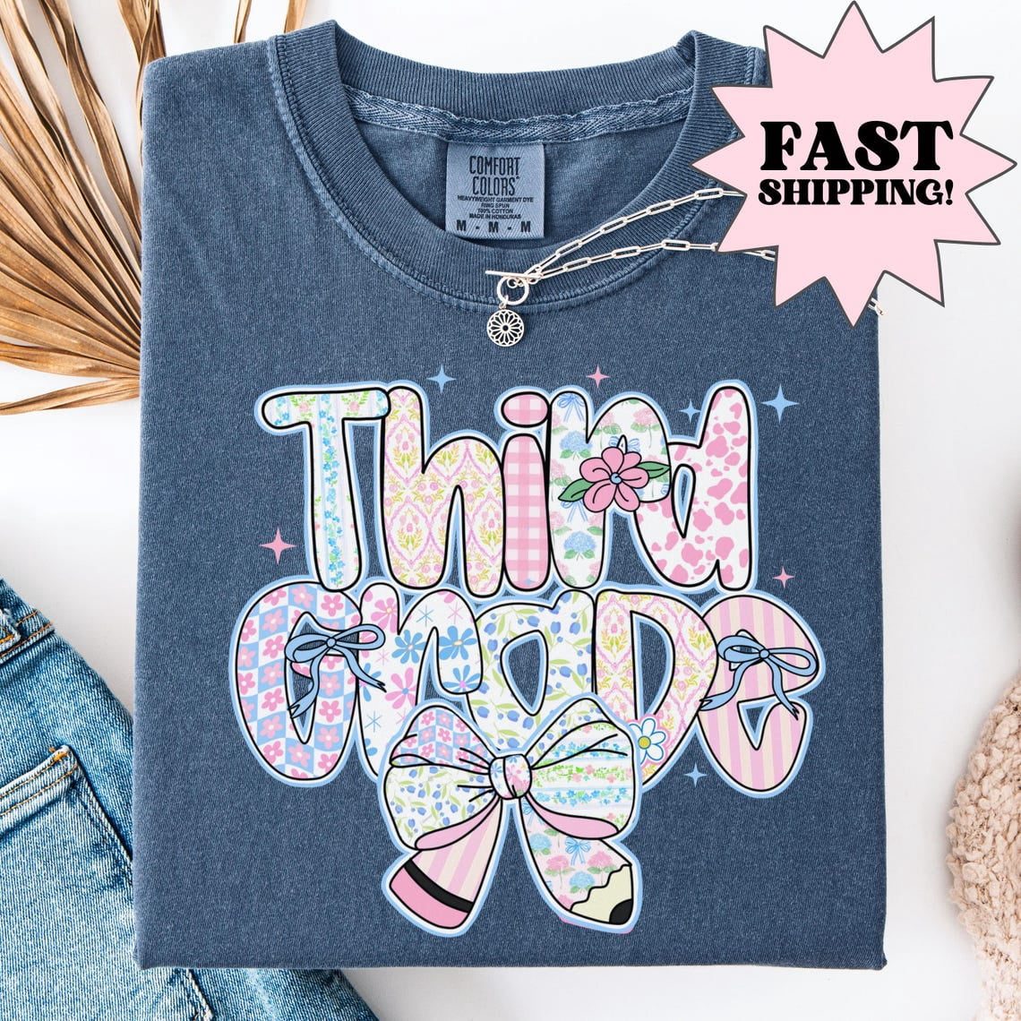 Simple Fit Teacher Shirt, Third Grade Teacher Shirt, 3rd Grade Shirt ...