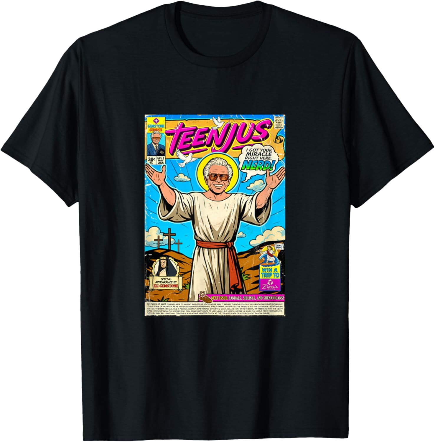 Simple Fit Teenjus Jesus Christ Faith Second Coming T-Shirt Gift For ...