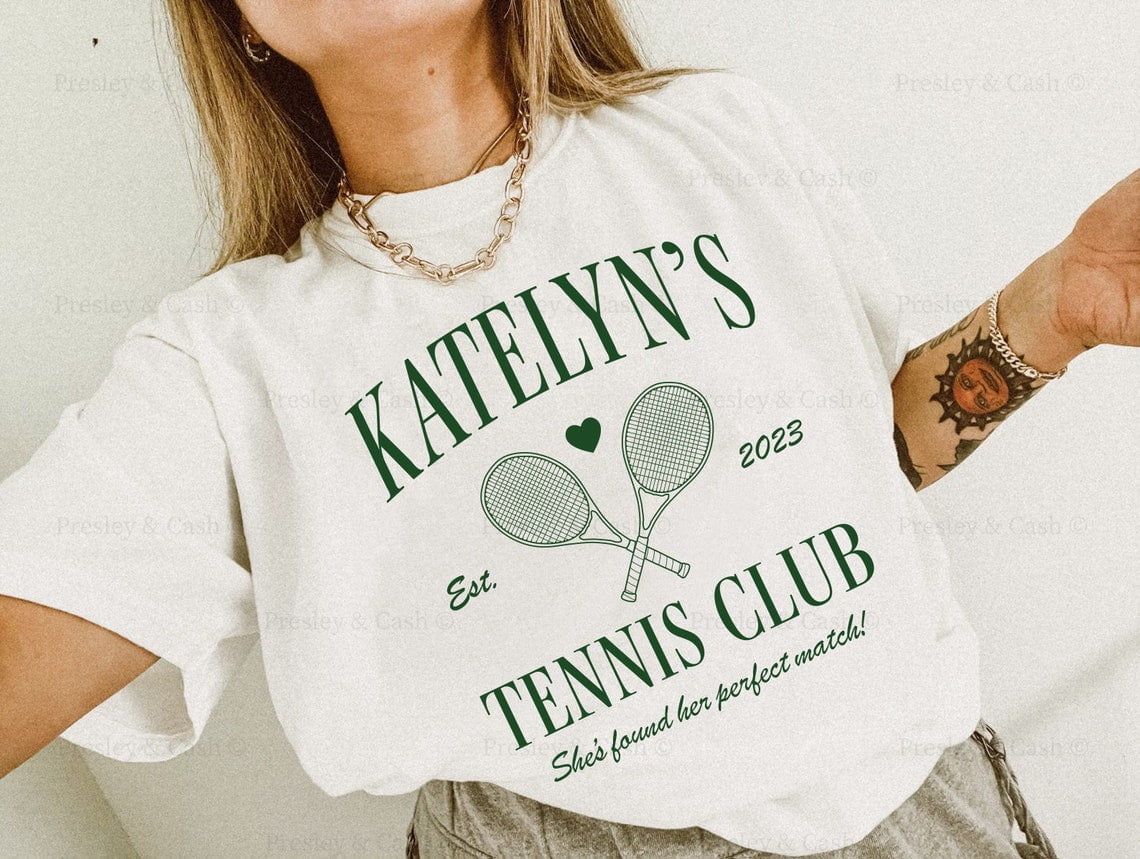 Simple Fit Tennis Bachelorette Shirts A Match Made In Heaven Theme ...