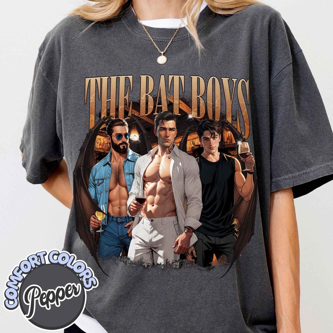 Simple Fit The Bat Boys Shirt, Acotar Velaris Shirt, Bat Boys Tees, Bat ...