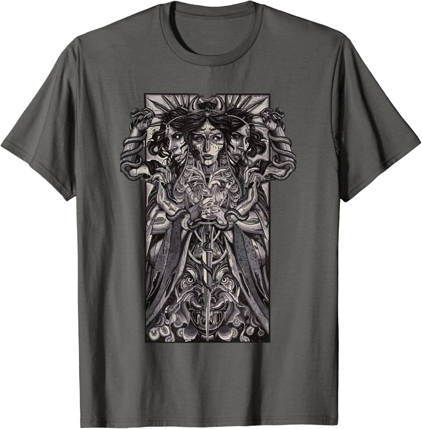 Simple Fit The Goddess Hecate Tarot Card Triple Wiccan Pagan Moon Witch ...