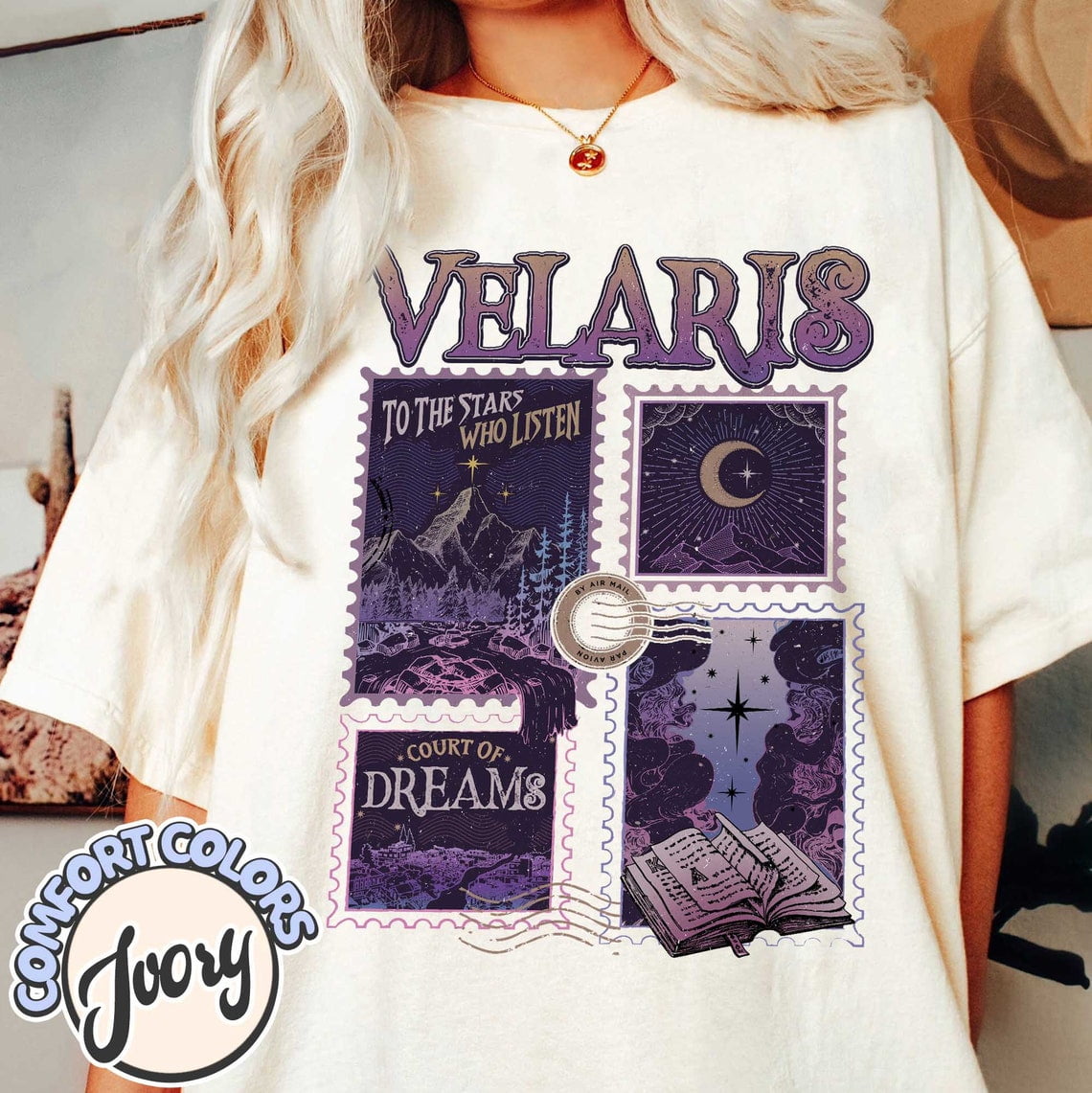 Simple Fit Velaris Acotar , To The Stars Who Listen Quote Shirt ...