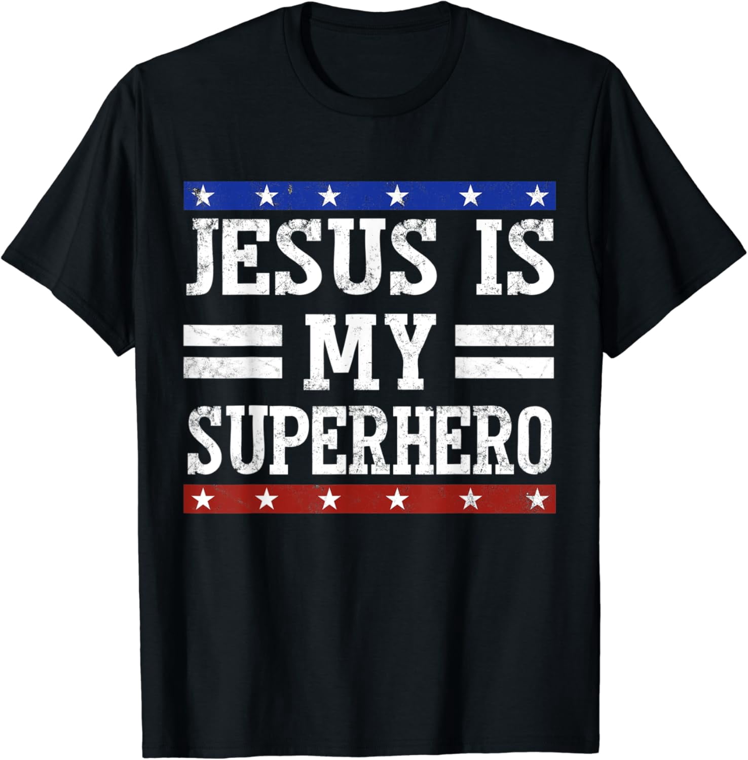 Simple Fit Vintage Christ Is My Superhero Fun Christian Religious T ...