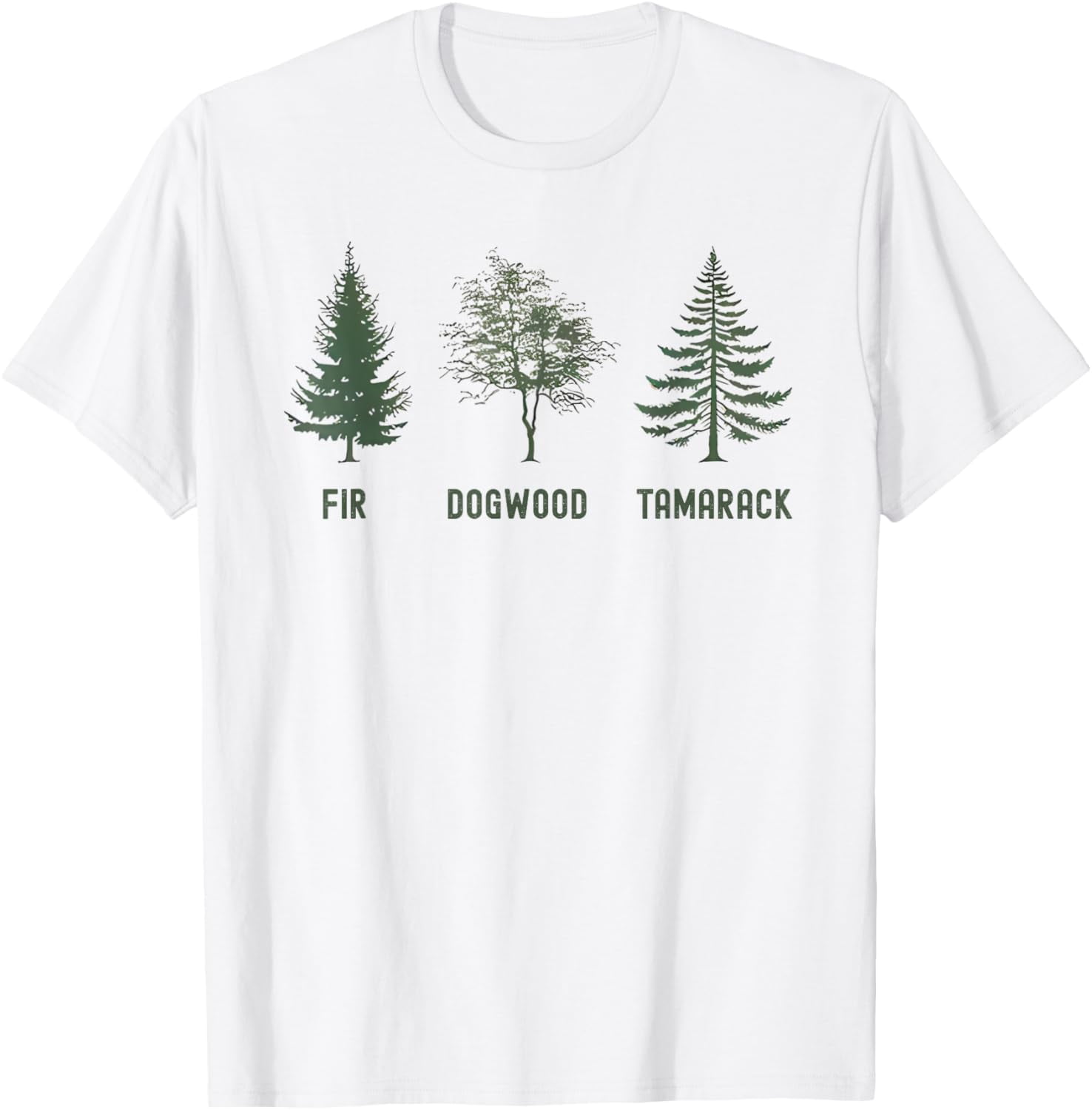 Simple Fit Vintage Fir Dogwood Tamarack T-Shirt - Walmart.com