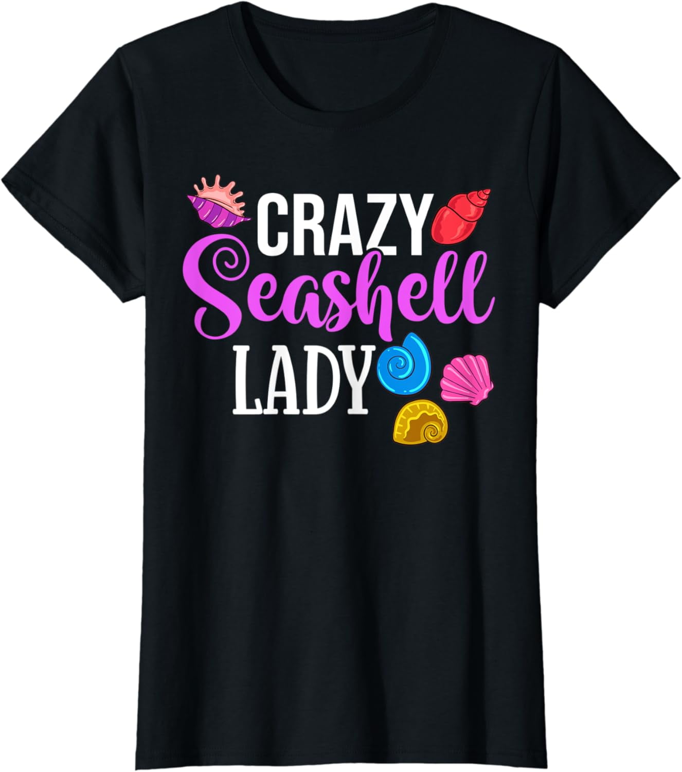 Simple Fit Womens Beach Shelling Seashell Collector Shell Collecting T ...