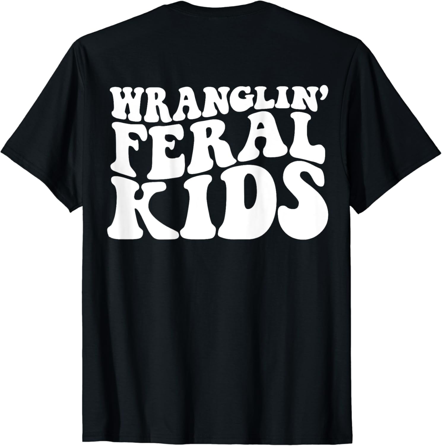Simple Fit Wrangling Feral Kids Shirt On Back T-Shirt - Walmart.com