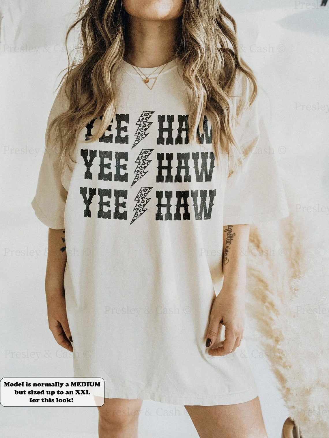 Simple Fit Yee Haw Shirt Western Shirt Nashville Bachelorette Shirt ...