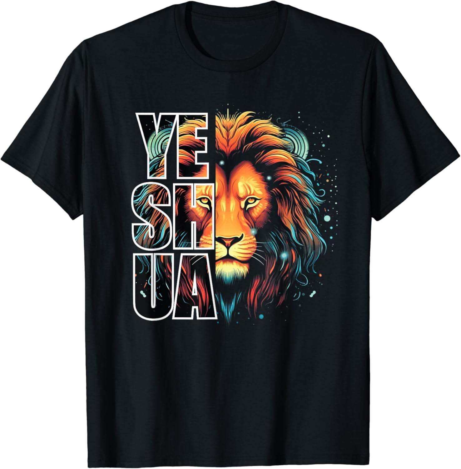 Simple Fit Yeshua Lion Of Judah Fear Bible Christian Religious T-Shirt ...