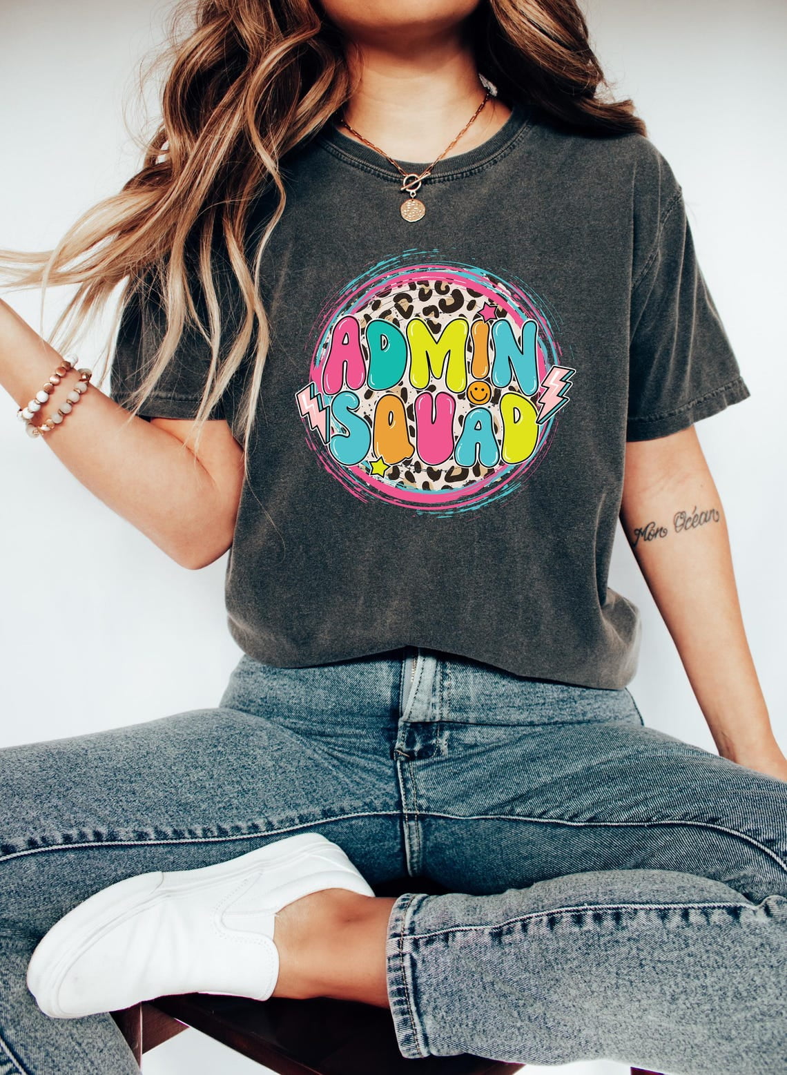 Simple FitAdmin Squad Tee, Office Squad, Administrativeistant Shirt ...