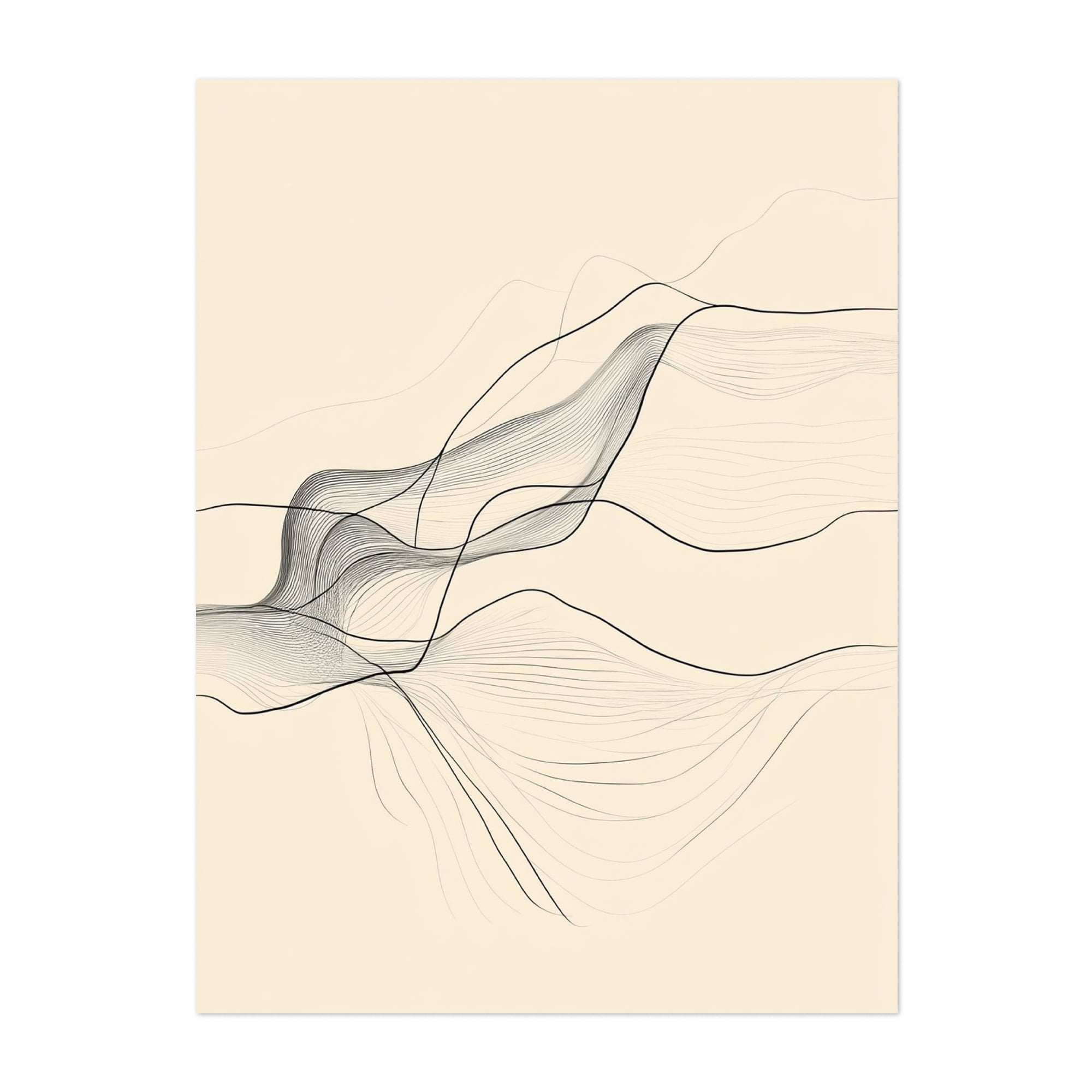 Simple Floral Line Drawing - Line Drawing Abstract Line Art Minimalist ...