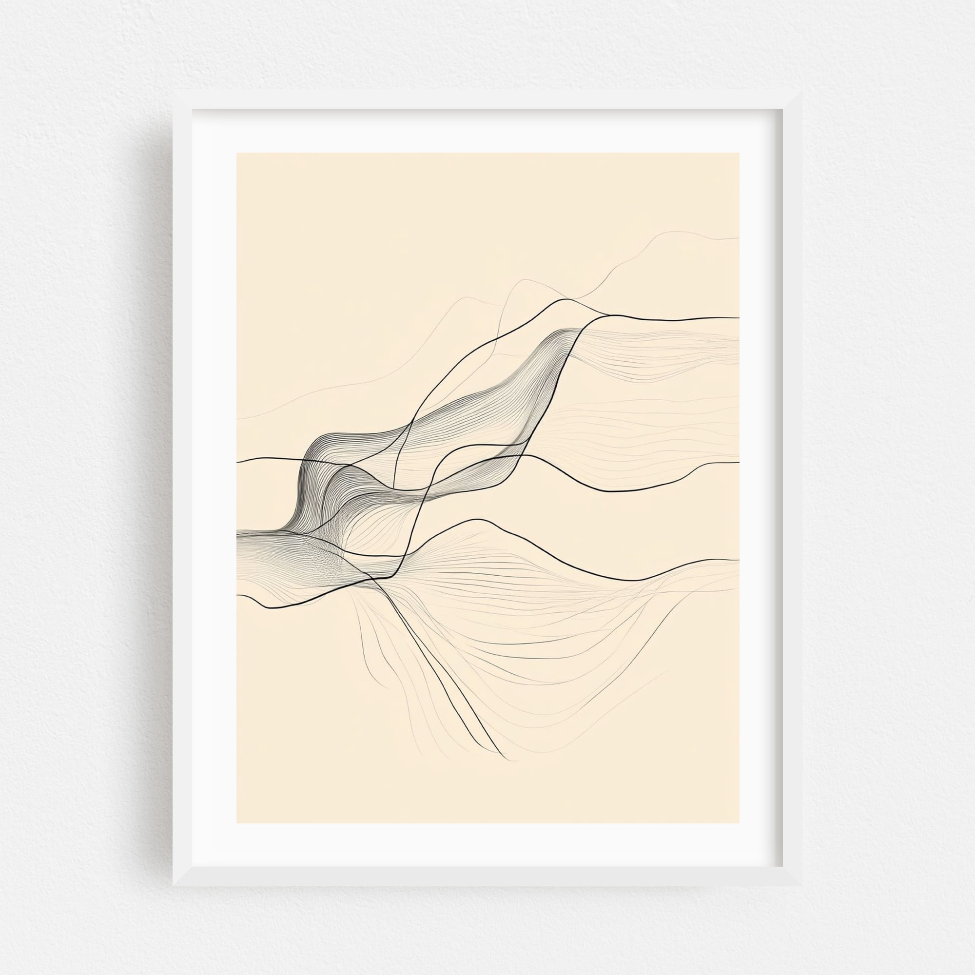Simple Floral Line Drawing - Line Drawing Abstract Line Art Minimalist ...