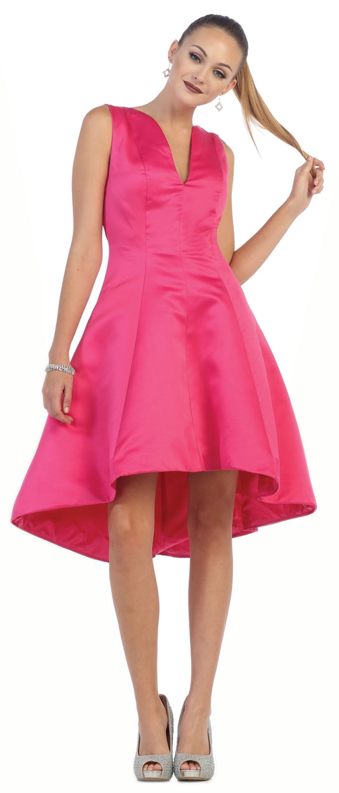 Simple Flowy Cocktail Dress - Walmart.com