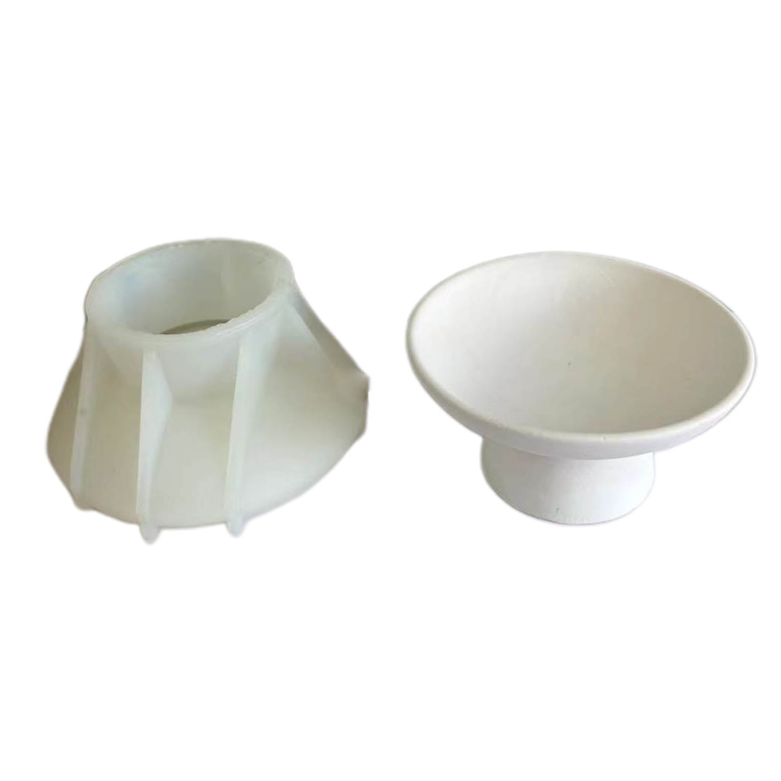 Simple Fruit Tray Silicone Mold Round Dish Epoxy Resin Mold Concrete ...