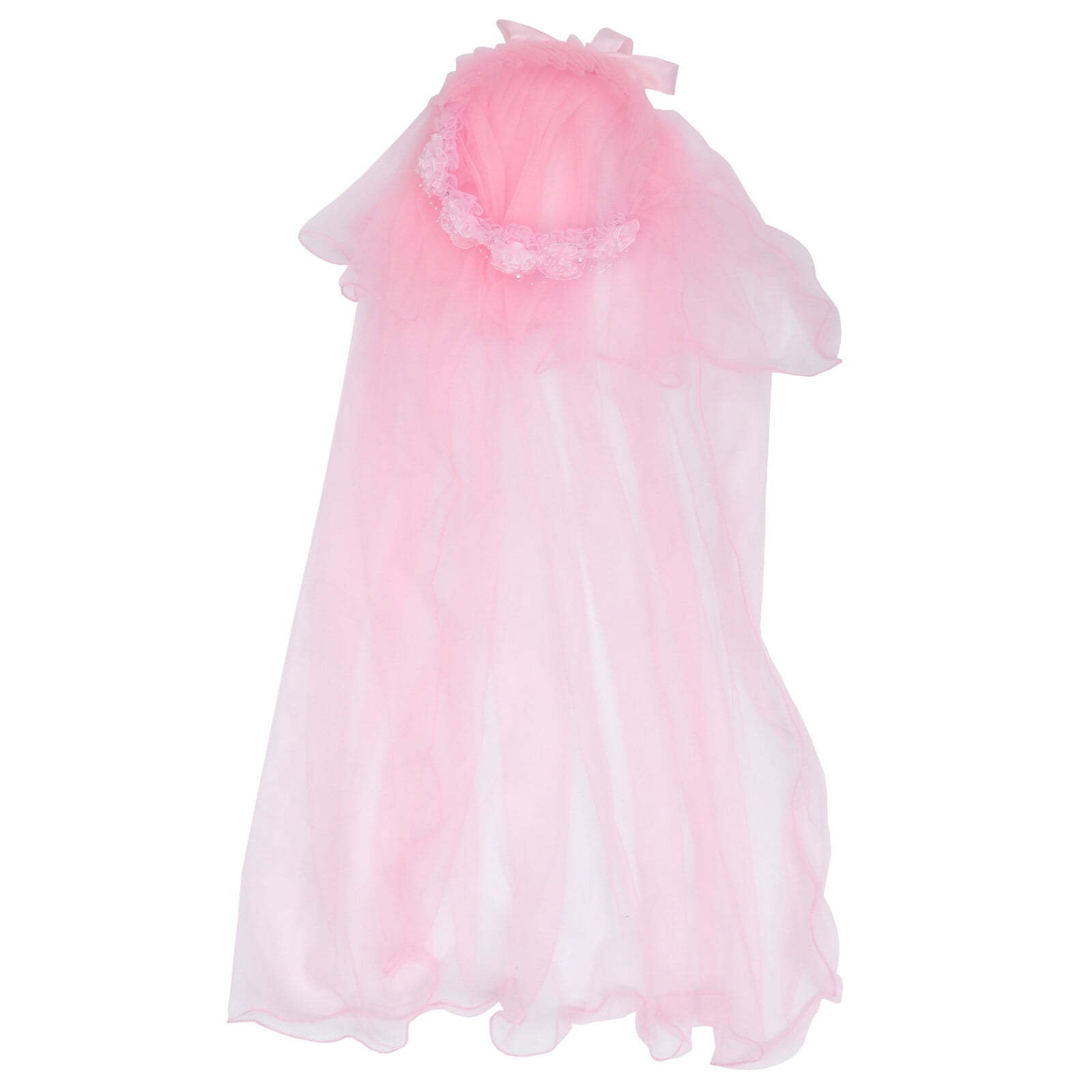 Simple Garland Veil Flower Wreath Veil Headbands Floral Kids Veil ...