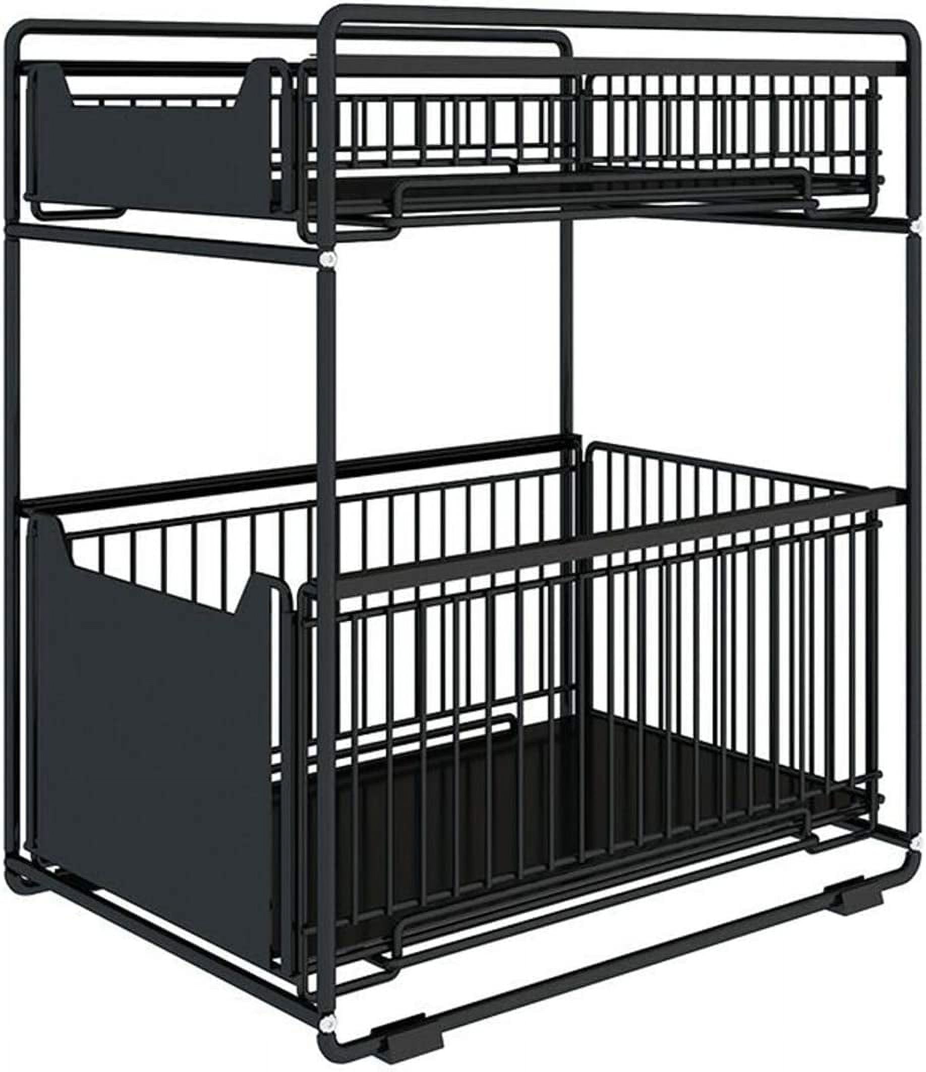 Simple Gear Heavy Duty 2-Tier Under Sink Cabinet Organizers with ...