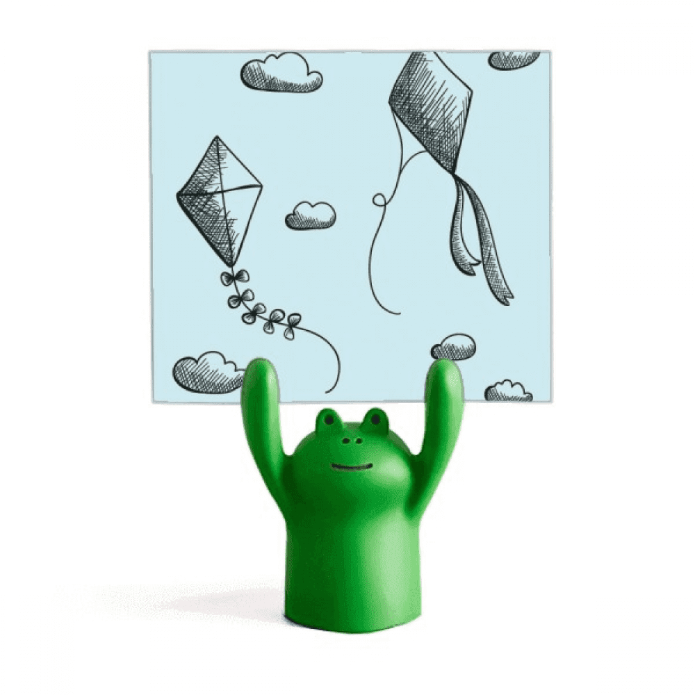 Simple Geometry Hand Painted Kite Pattern Memo Holder Cartoon Animal ...