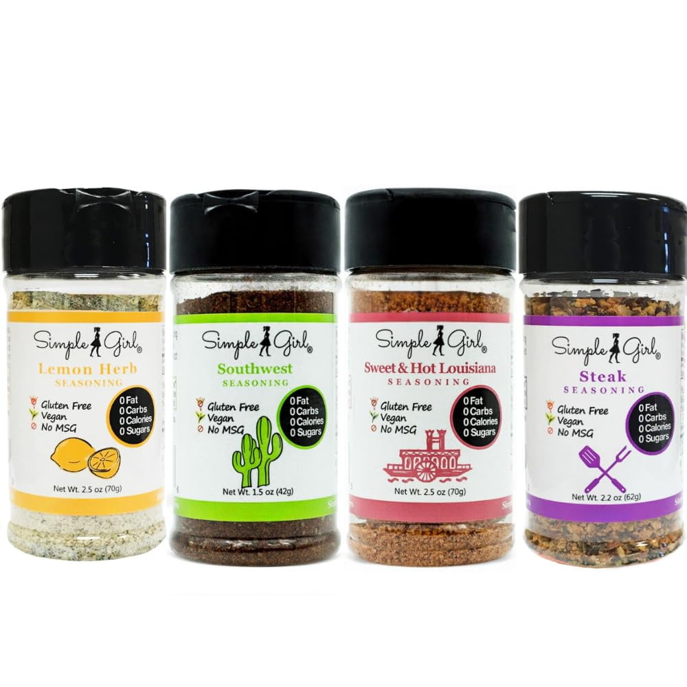 Simple Girl Gourmet BSL2 Spice Set With Southwest Seasoning - Sugar ...
