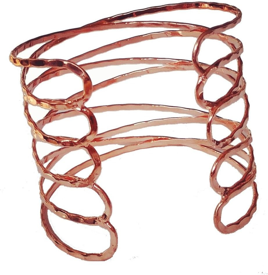 Simple Gold Swirl Arm Cuff Fashion Armlet Armband Bangle Bracelet 2.8 ...