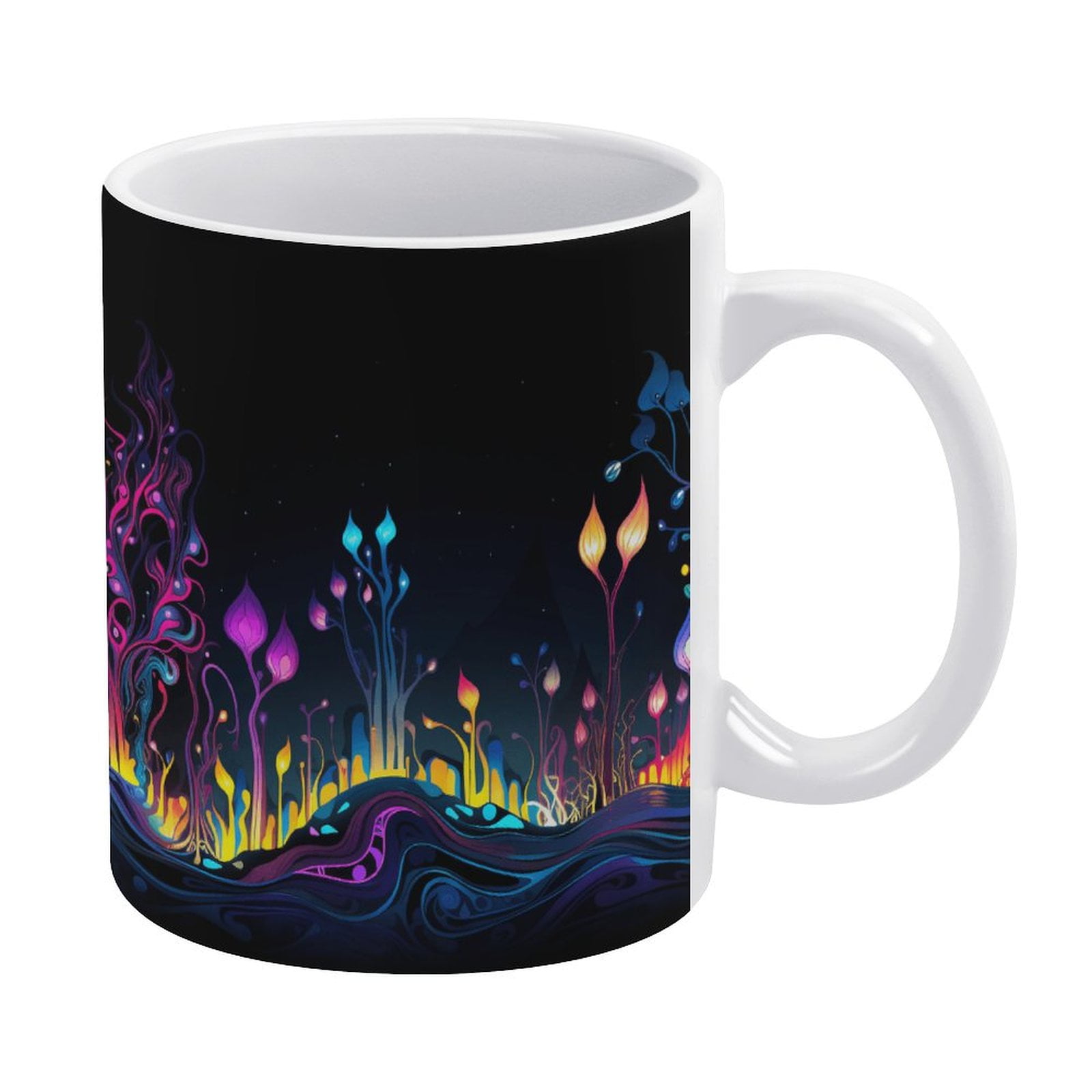 Simple Golden Ripple Fun Mugs Are Suitable As Birthday Gifts for ...