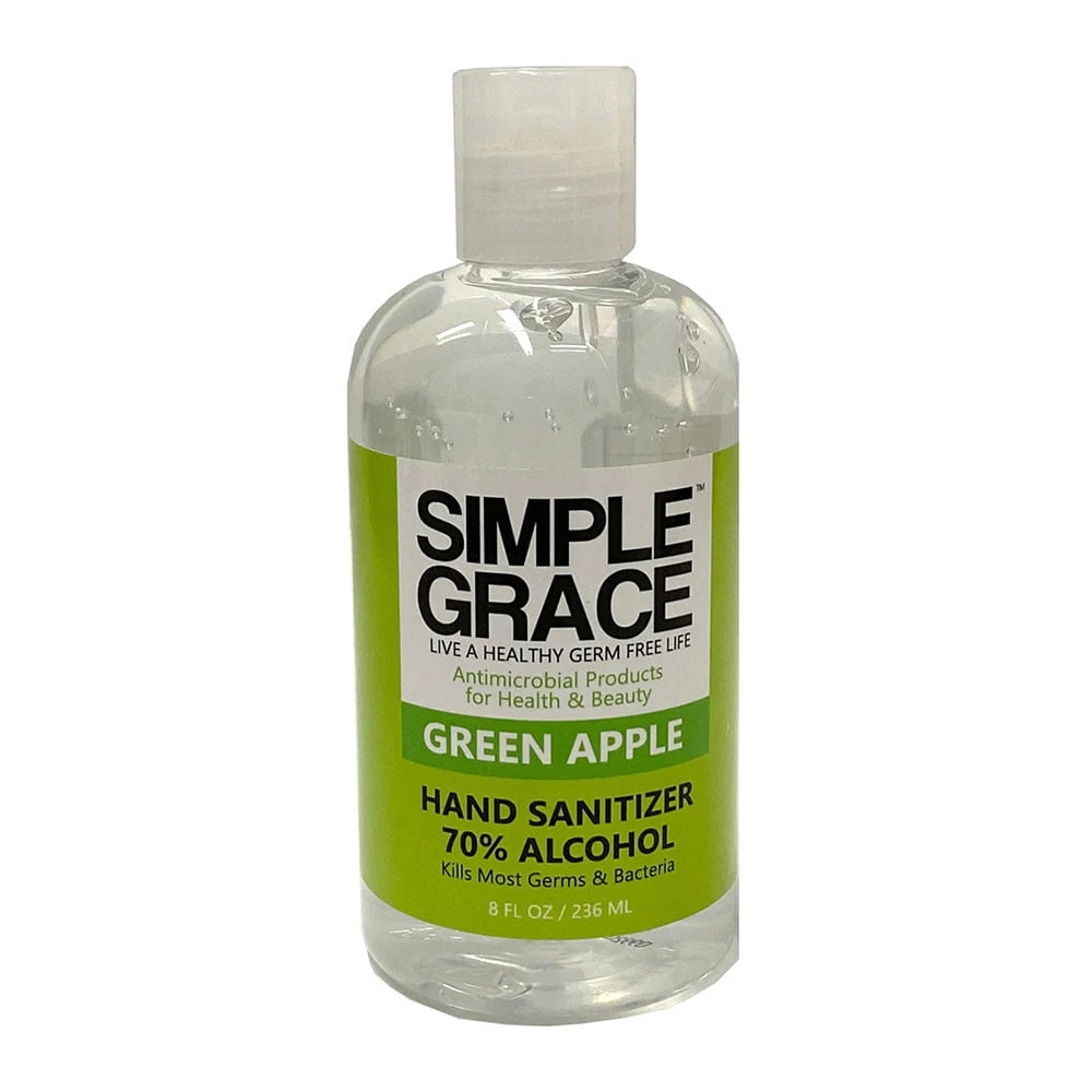 Simple Grace Green Apple Hand Sanitizer, 8 Oz.. - Walmart.com