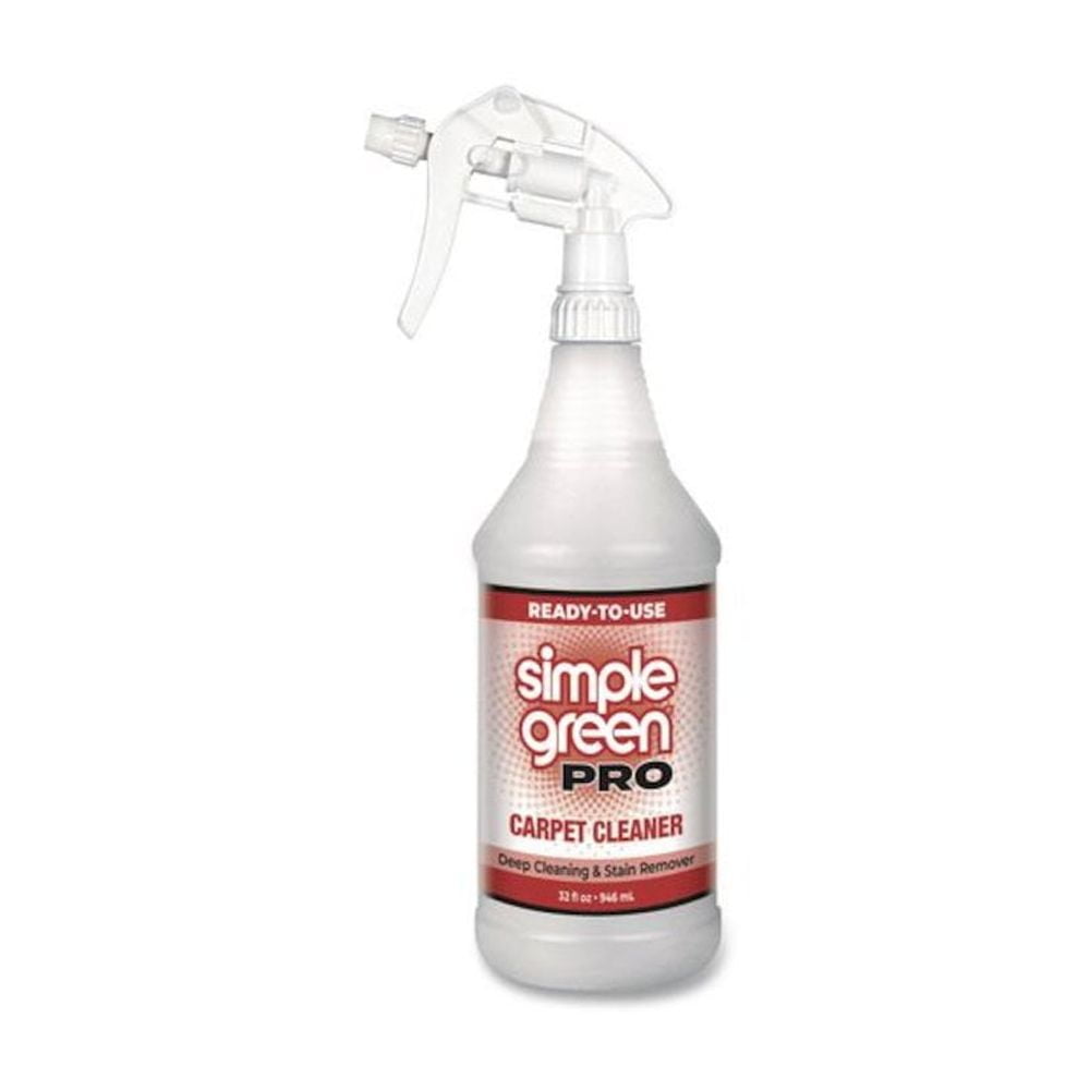 simple green Pro Carpet Cleaner Ready-To-Use, 32 oz Spray Bottle, 12/Carton - Walmart.com
