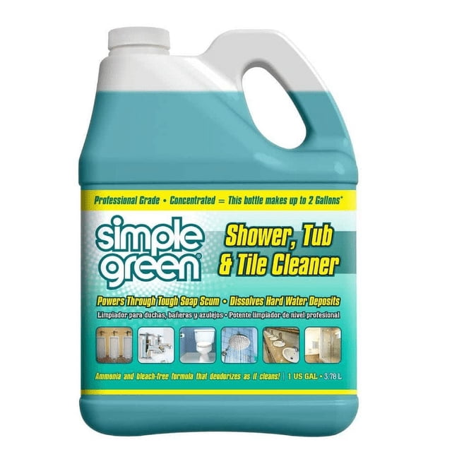 Simple Green Pro Grade Heavy-Duty Bathroom Cleaner, 1 Gal. Shower, Tub ...