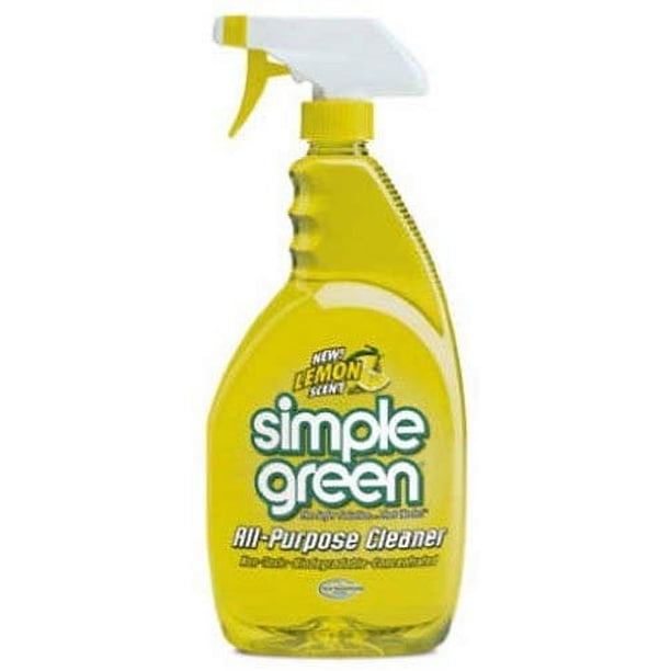 Simple Green 14002 Lemon Scent All-Purpose Cleaner, 24oz Trigger Spray ...