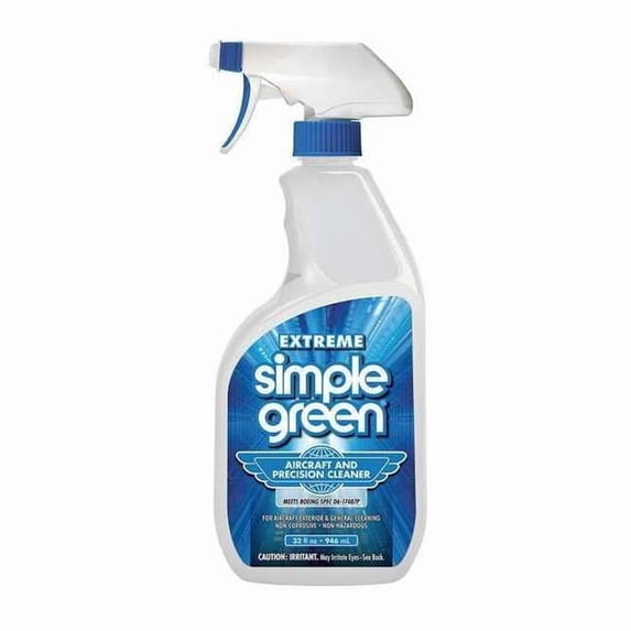 Simple Green Aircraft Cleaner, Unscented, 32 oz Trigger Spray, Ready to ...