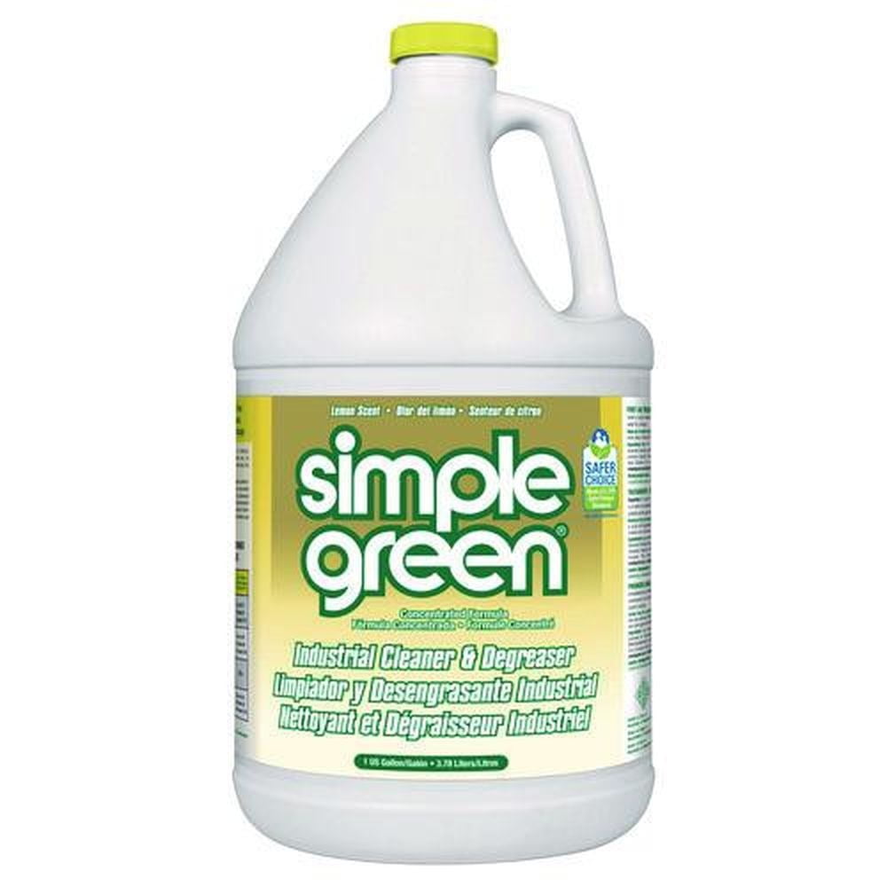 Simple Green Industrial Cleaner/Degreaser - Concentrate Liquid - 128 fl oz (4 quart) - Lemon ...