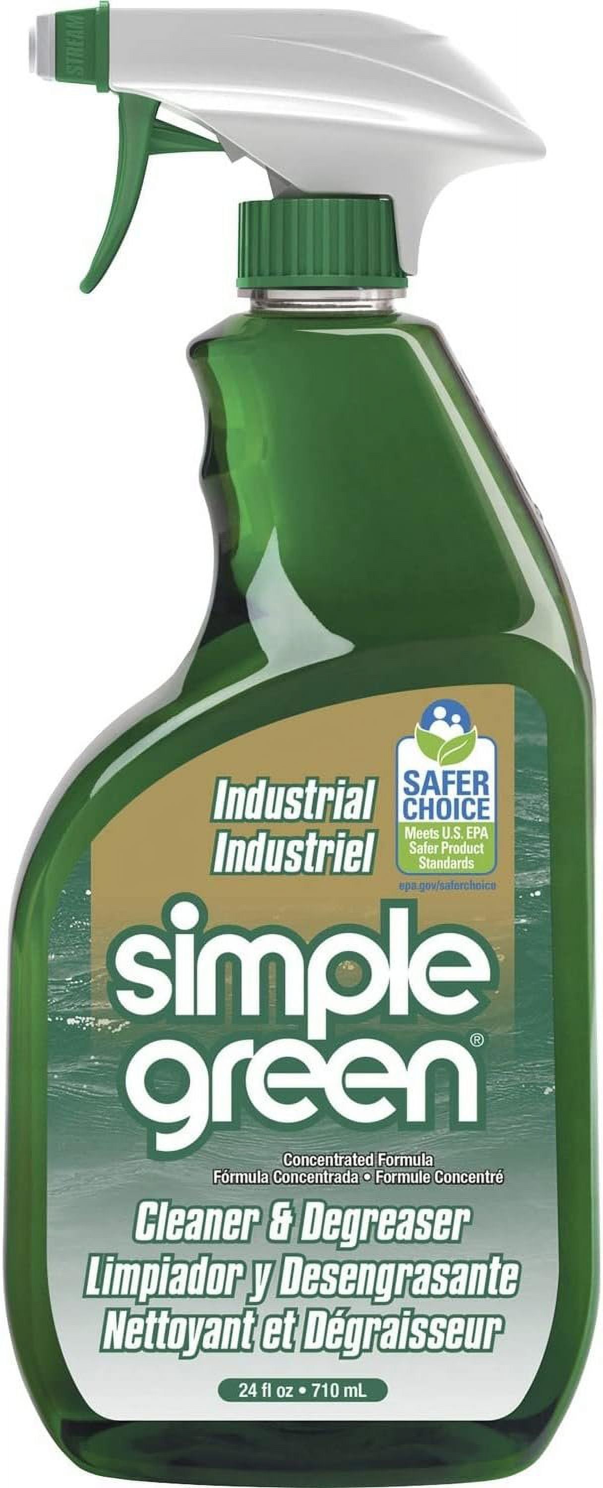 Simple Green Industrial Cleaner & Degreaser, Concentrated, 24 Oz Bottle ...