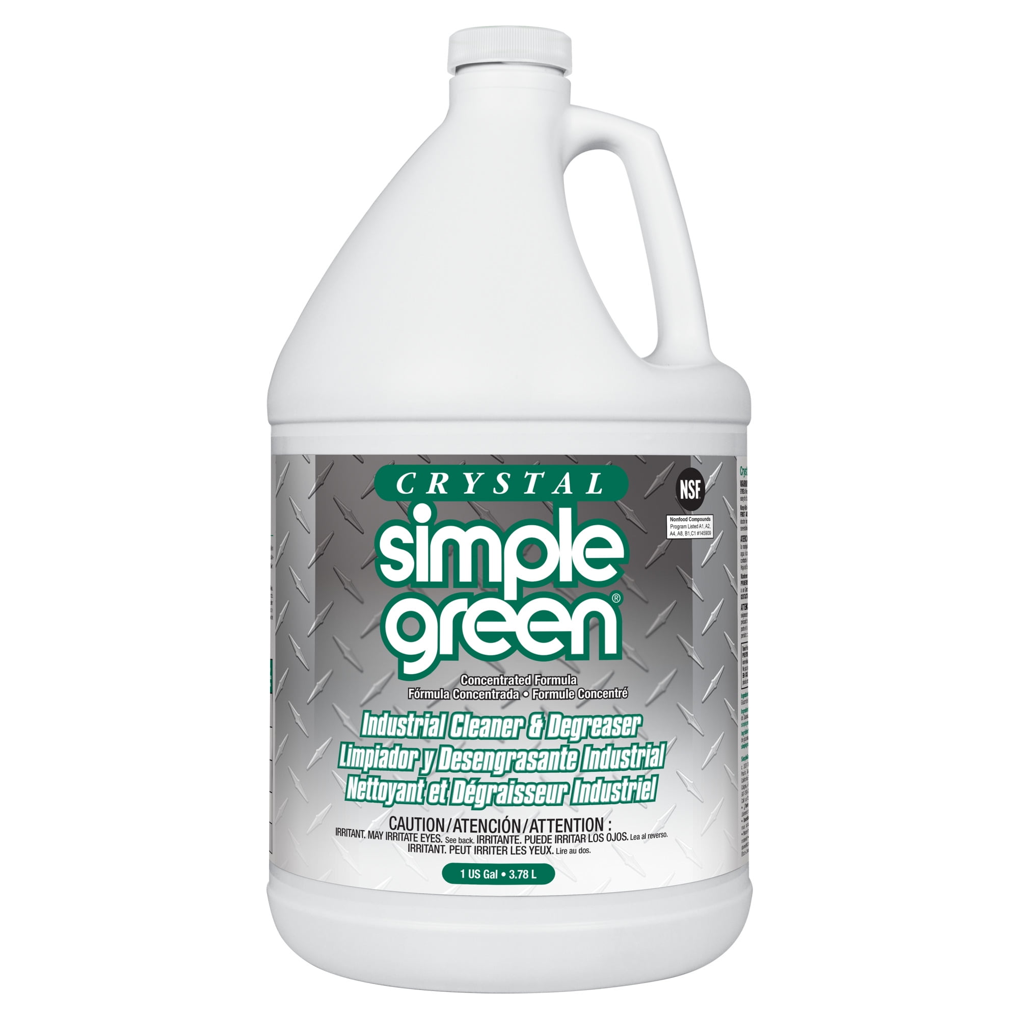 Simple Green Multi-Purpose Industrial Cleaner/Degreaser, 1 Gal, Crystal ...