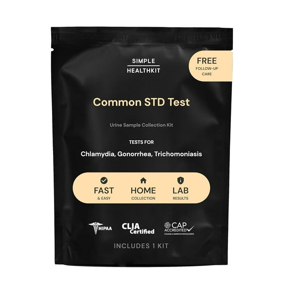Simple HealthKit At-Home Common STD Test Collection Kit, Comprehensive ...