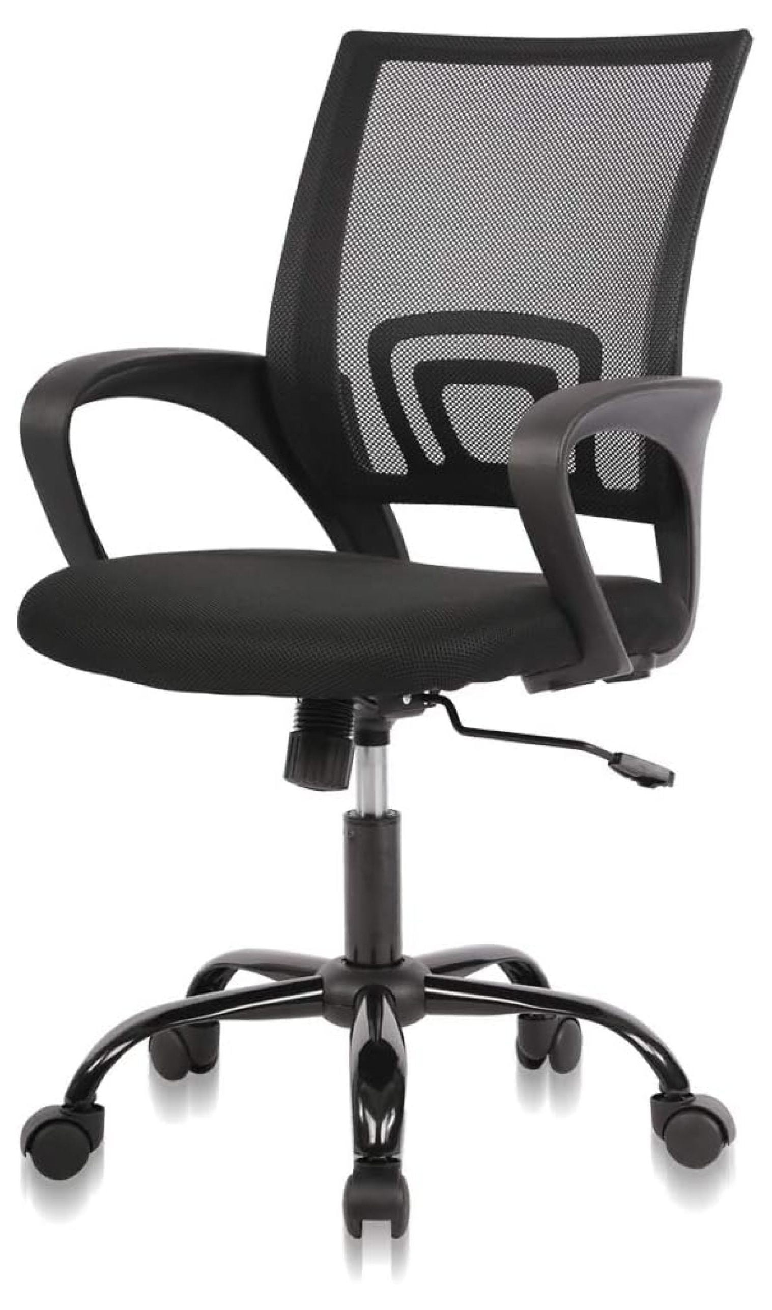 Simple Home Ergonomic Desk Office Chair Mesh Computer Chair, Lumbar ...