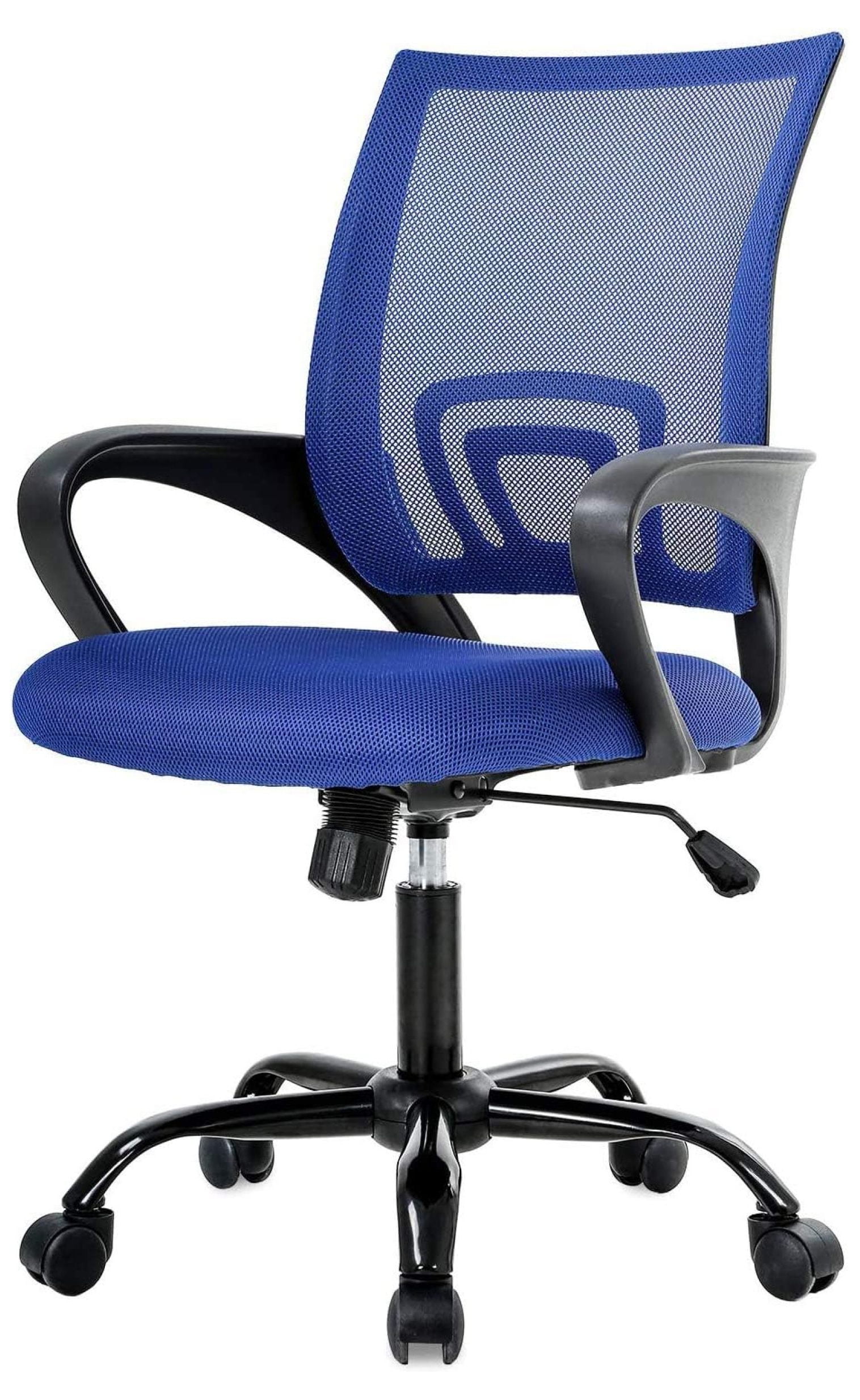 Simple Home Ergonomic Desk Office Chair Mesh Computer Chair, Lumbar ...