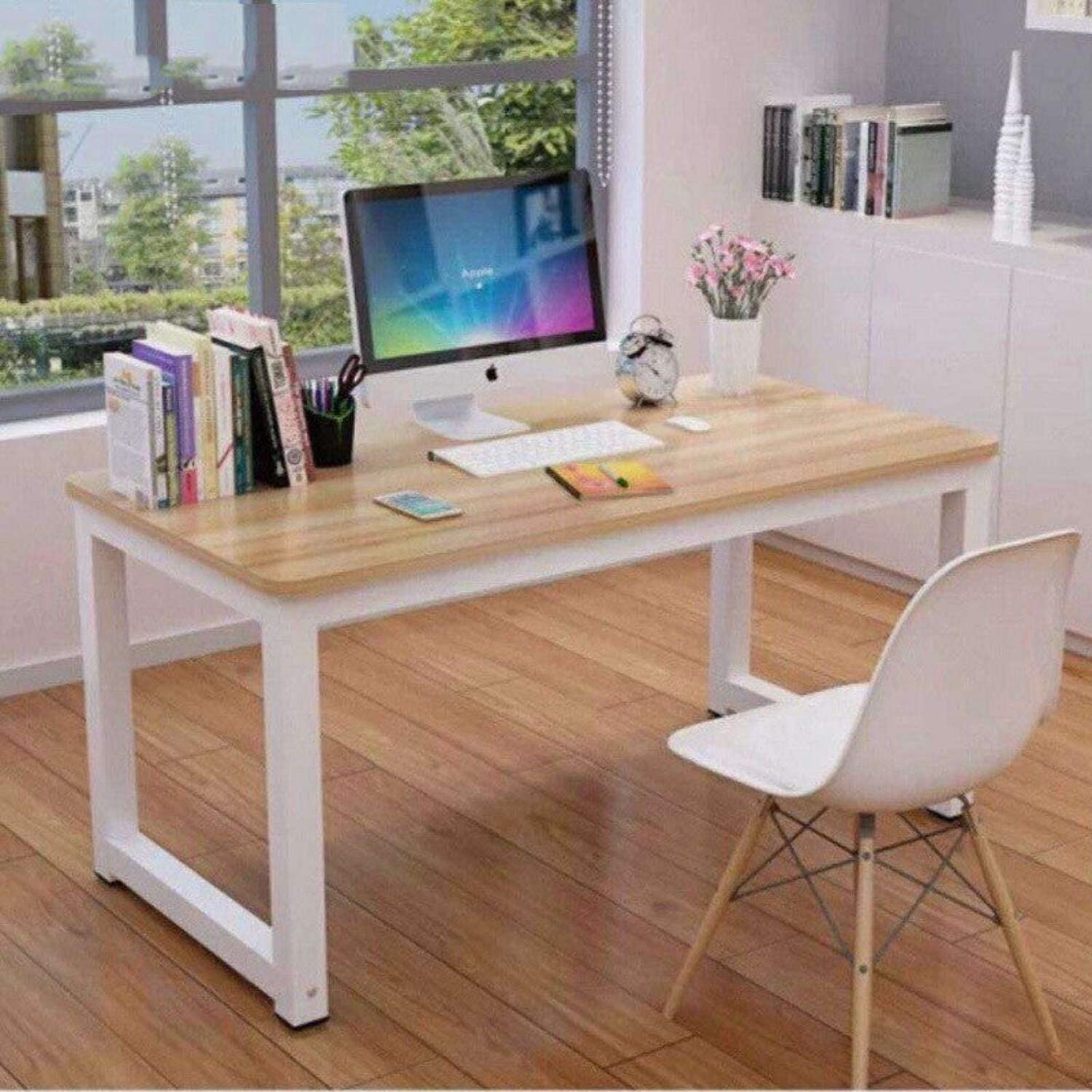 Simple Home Office Desktop Computer Desk - Walmart.com