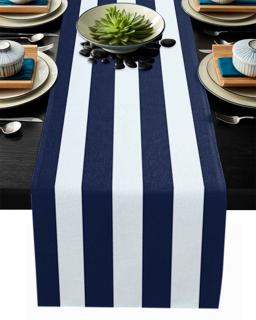 Simple Horizontal Stripes Line Table Runner Tablerunners 14 x 72 Inch ...