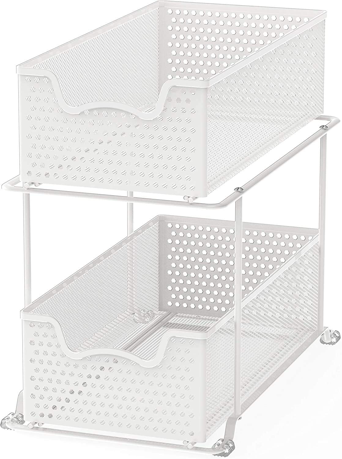 Simple Houseware 2 Tier Sliding Drawer, Kitchen/Pantry Organization and ...