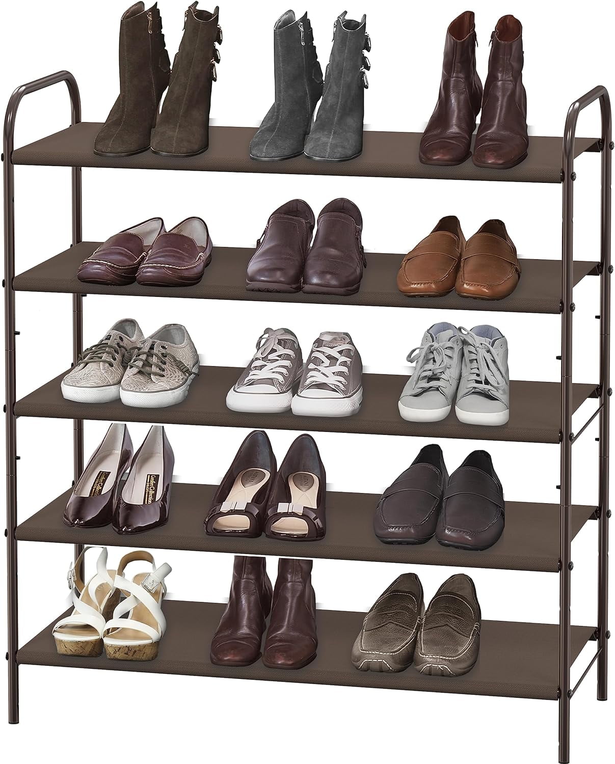 Simple Houseware 3-Tier Shoe Rack Storage Organizer, Grey - Walmart.com