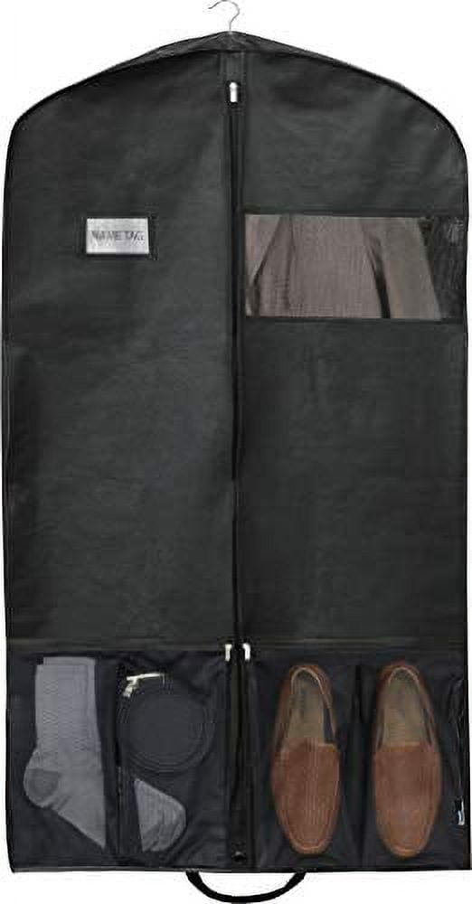 Simple Houseware 43-Inch Large Heavy Duty Garment Bag for Suits ...