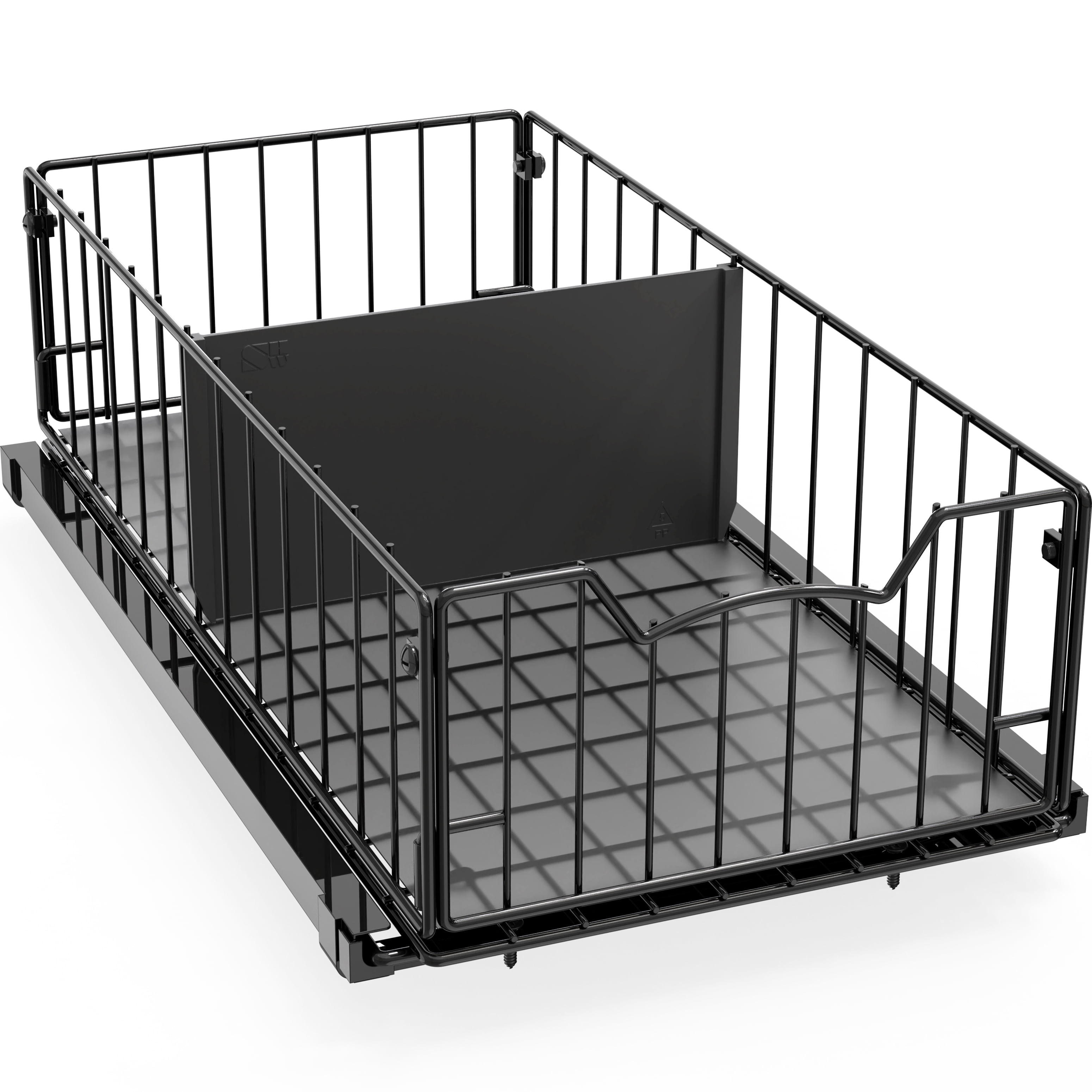 SHW Kitchen Pull Out Organizer Storage, Cabinet Sliding Basket Slider ...